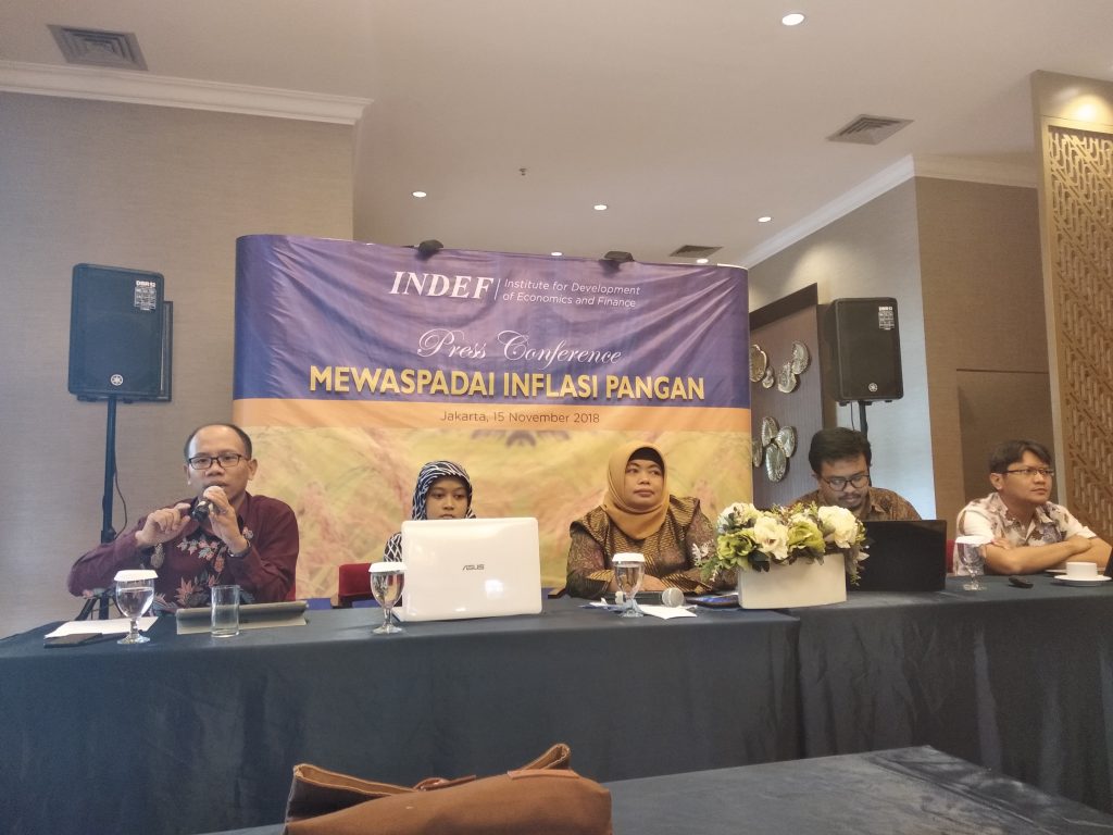 Press Release : Mewaspadai Inflasi Pangan – INDEF