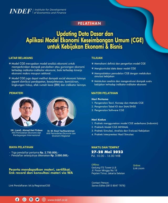 INDEF – Institute For Development of Economics and Finance